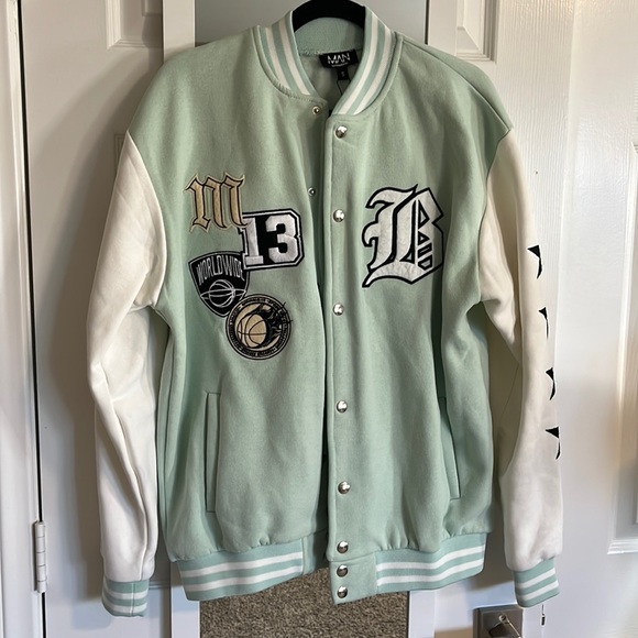 Boohoo | Jackets & Coats | Nwt Boo Hoo Man Varsity Fleece Jacket | Poshmark